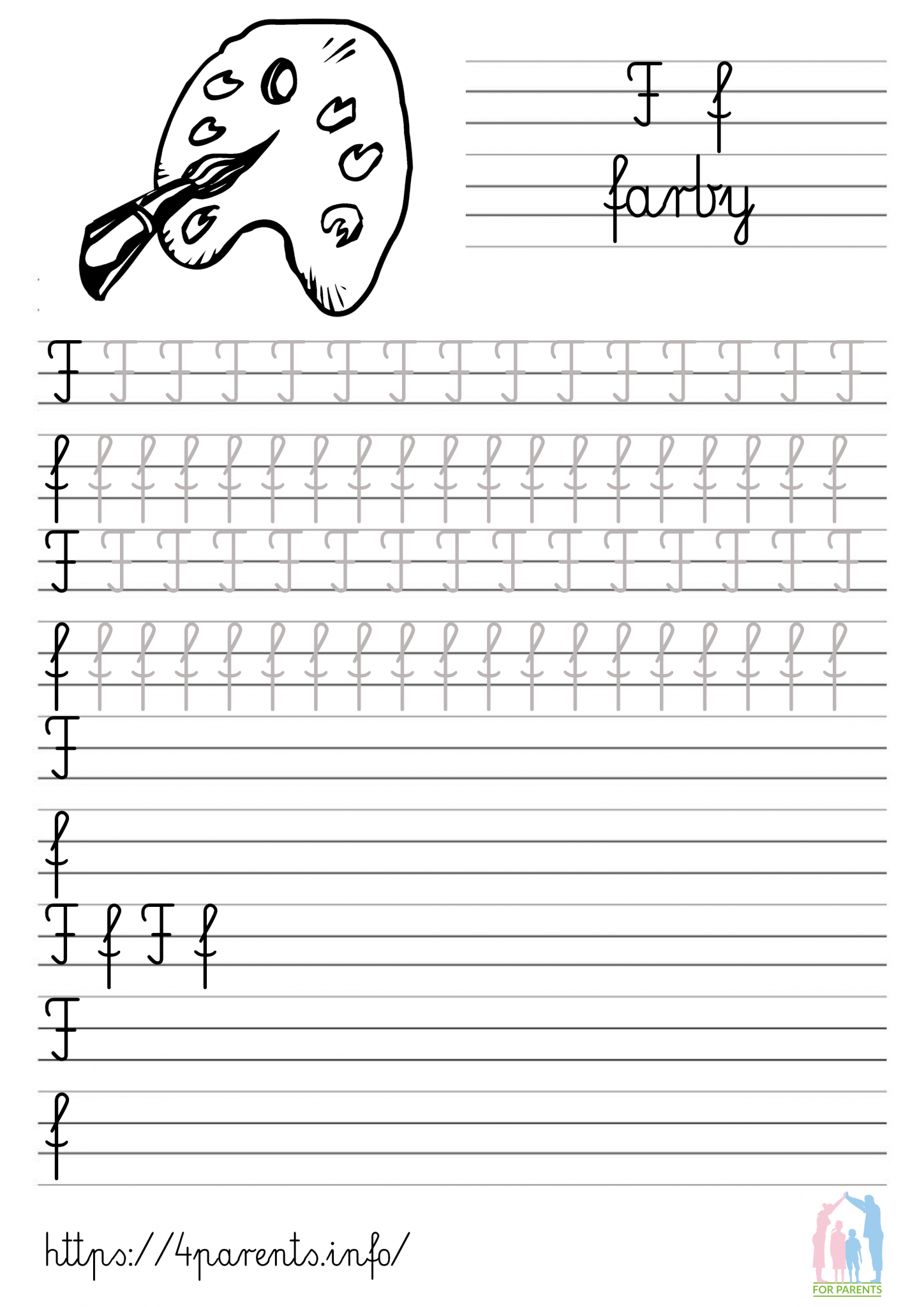 Nauka pisania liter - L literki do nauki pisania - Dla rodziców Dla dzieci