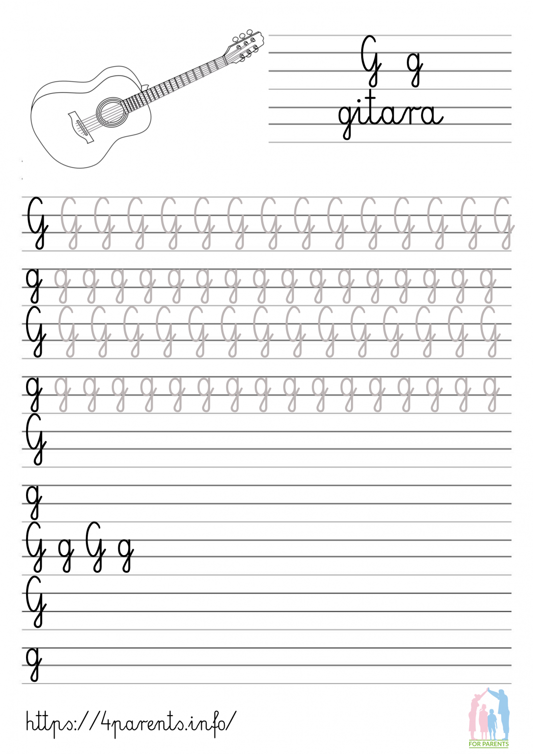 Nauka pisania liter - A literki do nauki pisania - Dla rodziców Dla dzieci