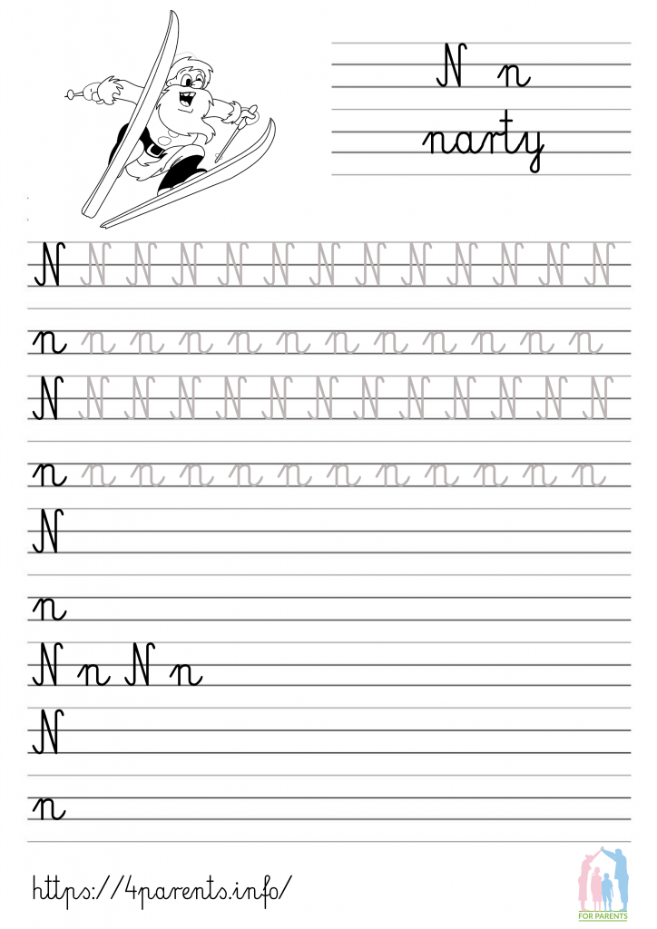 Nauka pisania liter - L literki do nauki pisania - Dla rodziców Dla dzieci